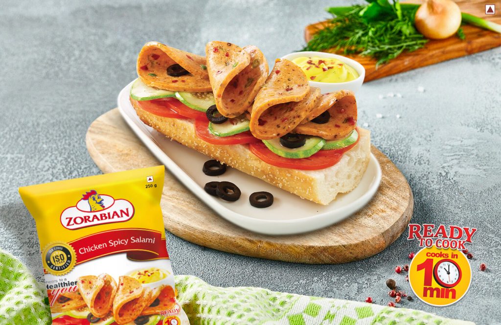 Order Chicken Spicy Salami Online & Shop Near You | Zorabian