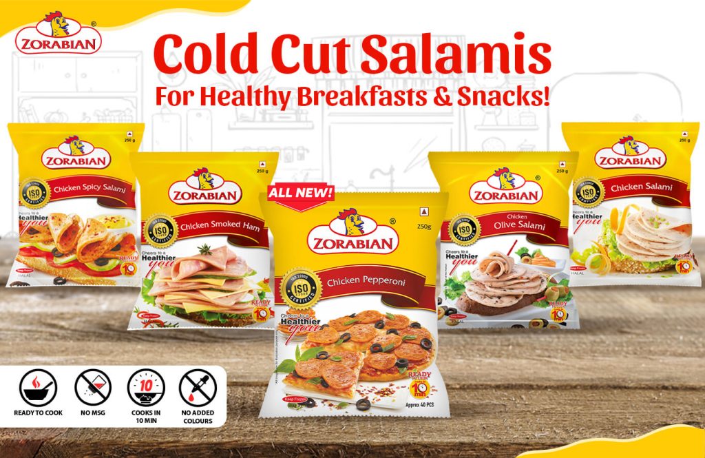 Order Spicy Chicken Salami Online | Ready to Cook | Zorabian