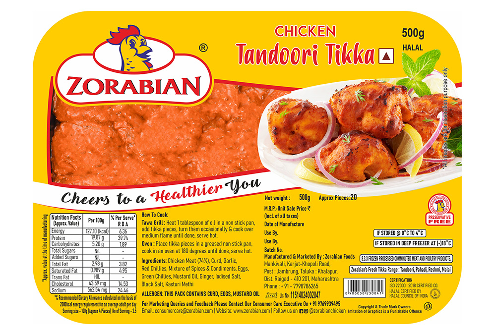 Order Chicken Boneless Tandoori Marinade.